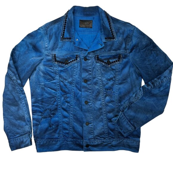 Robin's Jean | Jackets & Coats | Robins Jean Studded Denim Jacket L ...